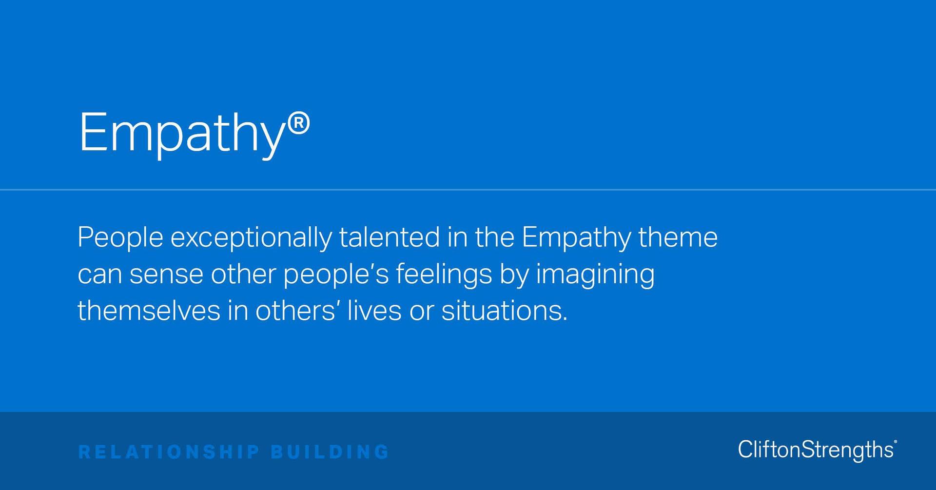All About the Empathy StrengthsFinder Theme | EN - Gallup