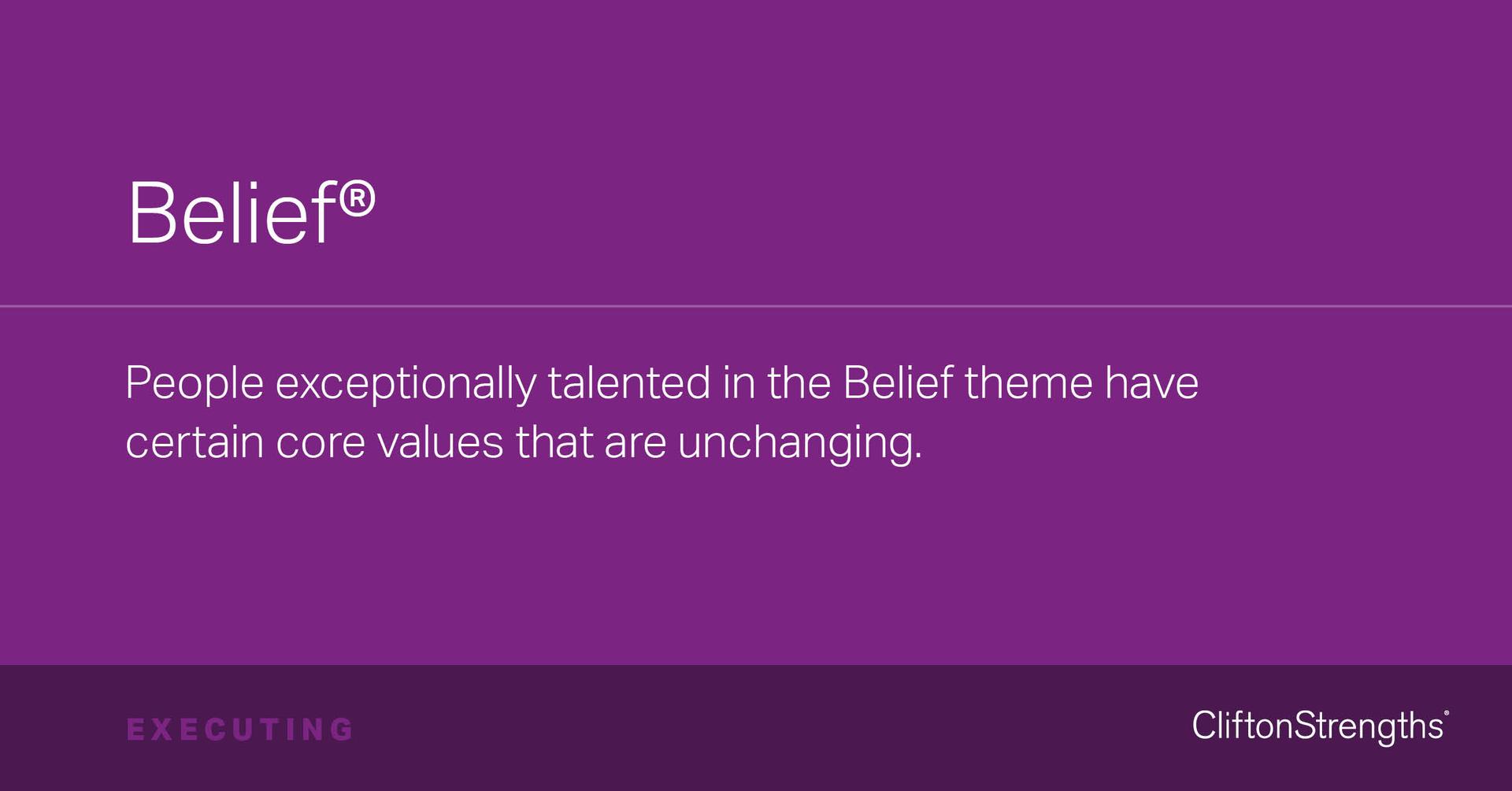 All About the Belief StrengthsFinder Theme | EN - Gallup