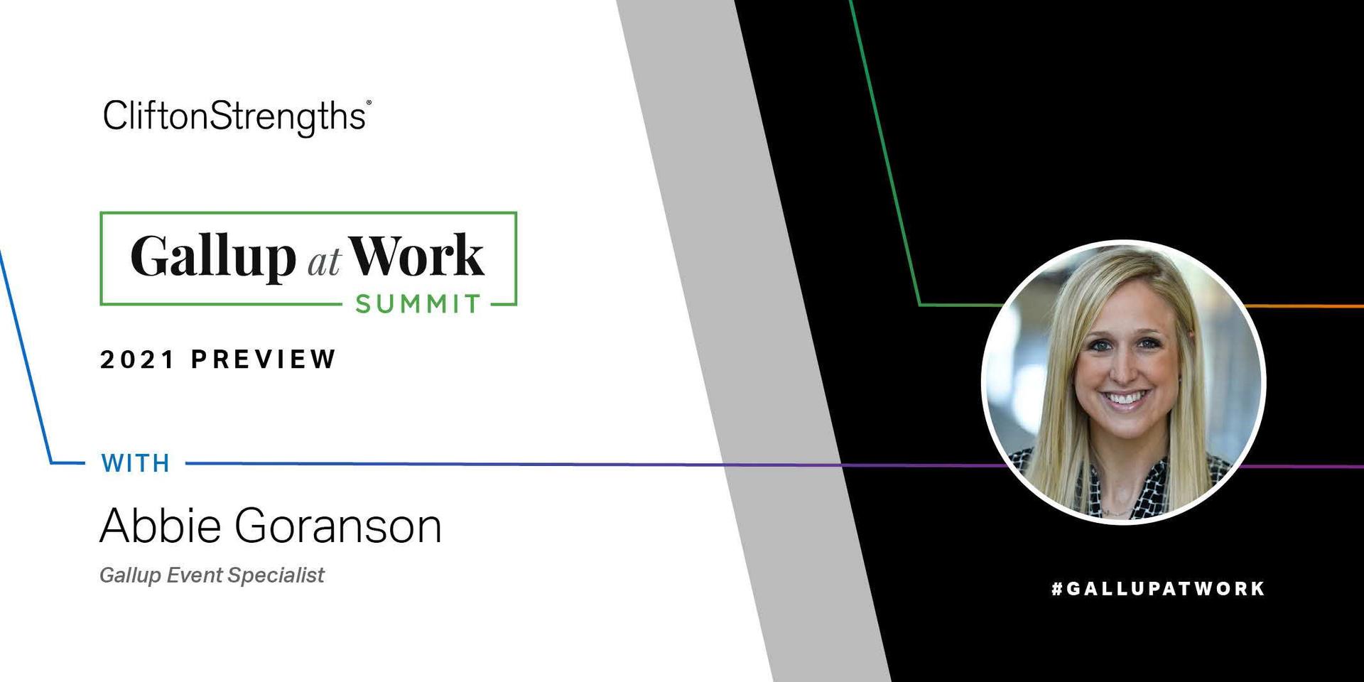 Gallup at Work Summit: 2021 Preview | Gallup