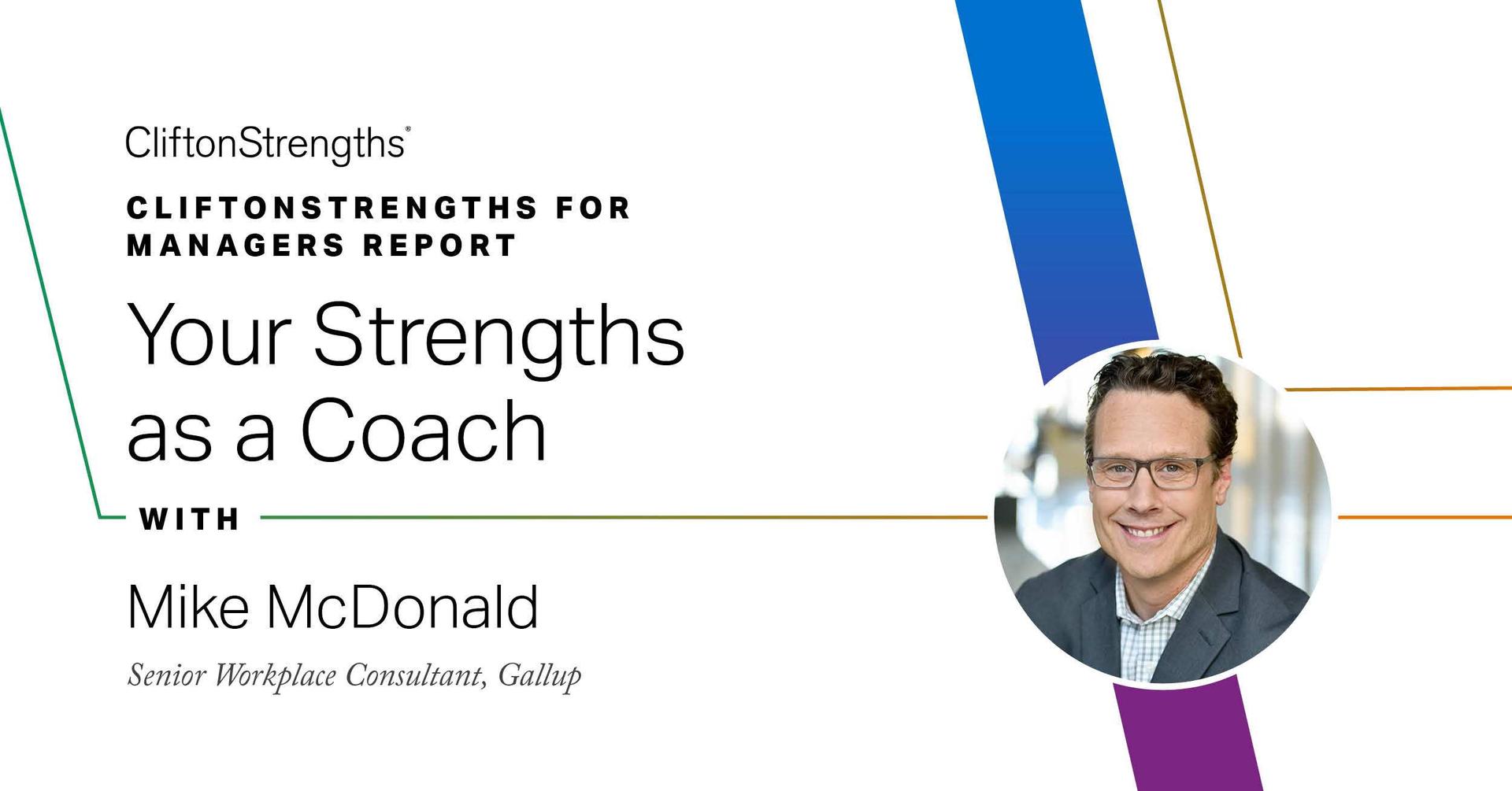 CliftonStrengths for Managers Report: Your Strengths as a Coach | Gallup