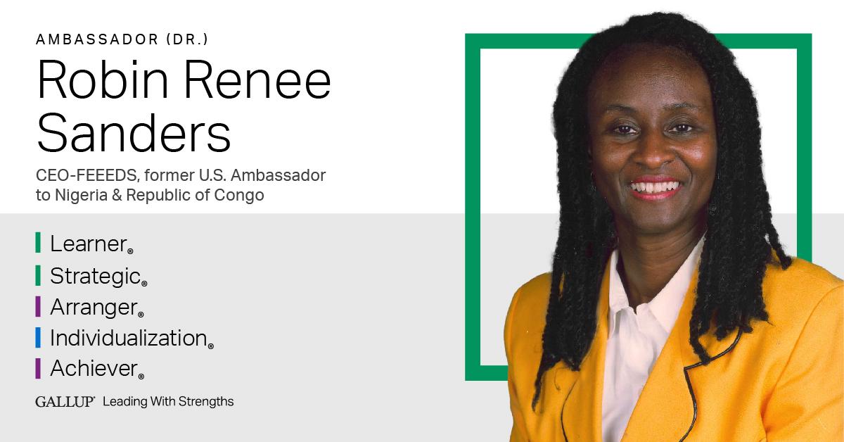 Leading With Strengths - Ambassador (Dr.) Robin Renee Sanders - Gallup