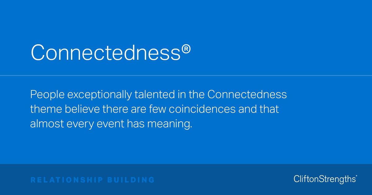 All About the Connectedness StrengthsFinder Theme | EN - Gallup