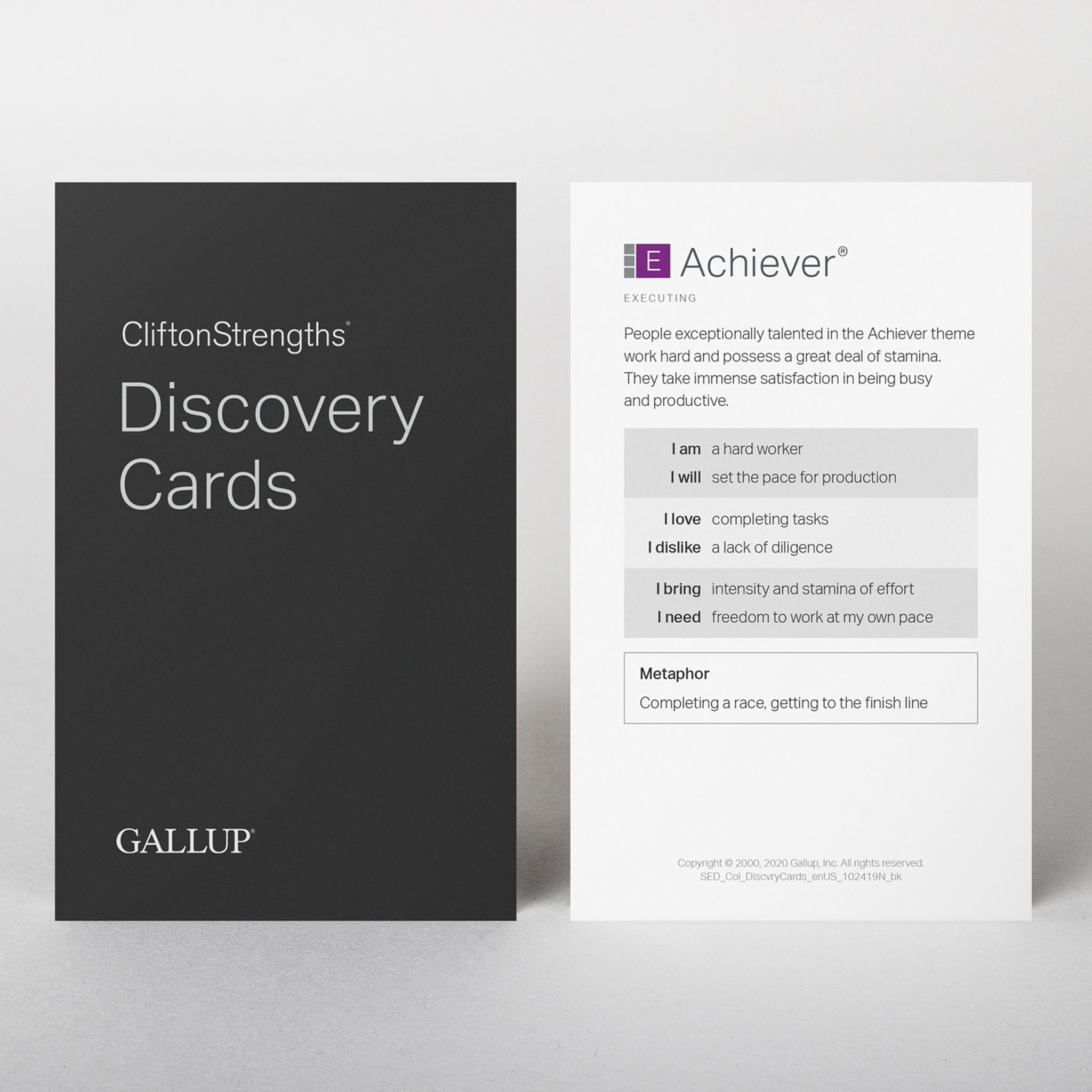 CliftonStrengths Discovery Cards | en-us - Gallup