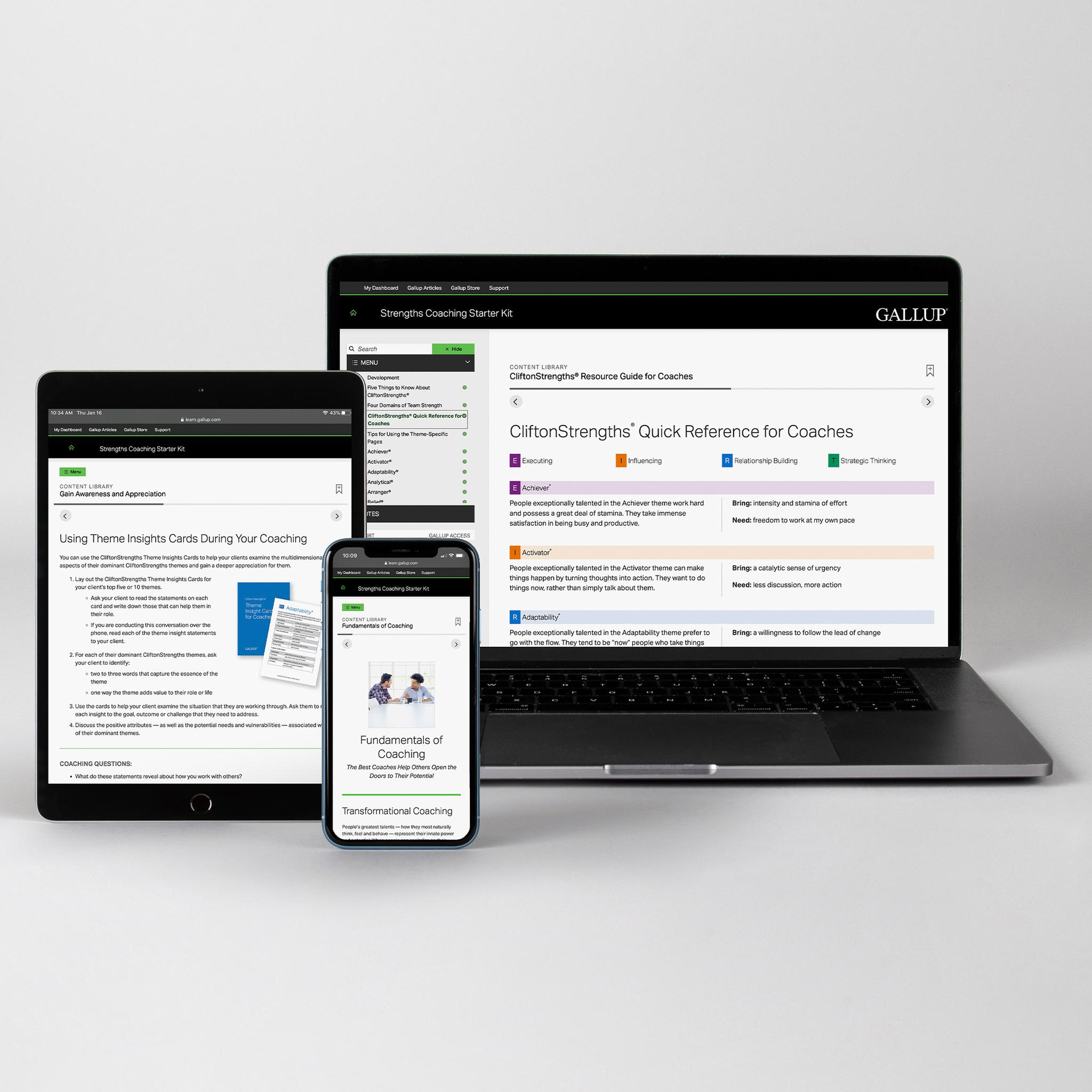CliftonStrengths Coaching Starter Kit (Digital) | en-us - Gallup