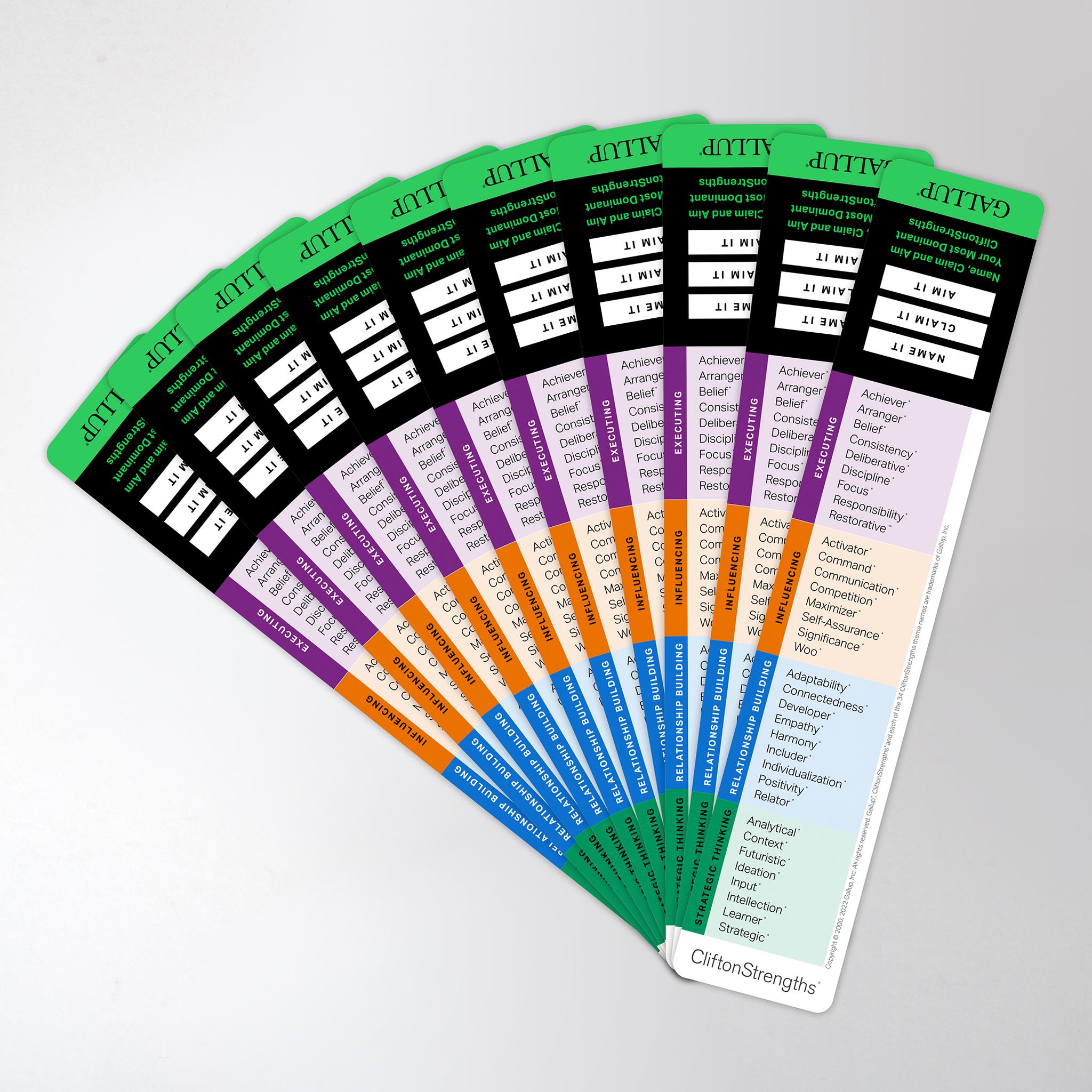 CliftonStrengths Bookmark (Set of 10) | en-us - Gallup