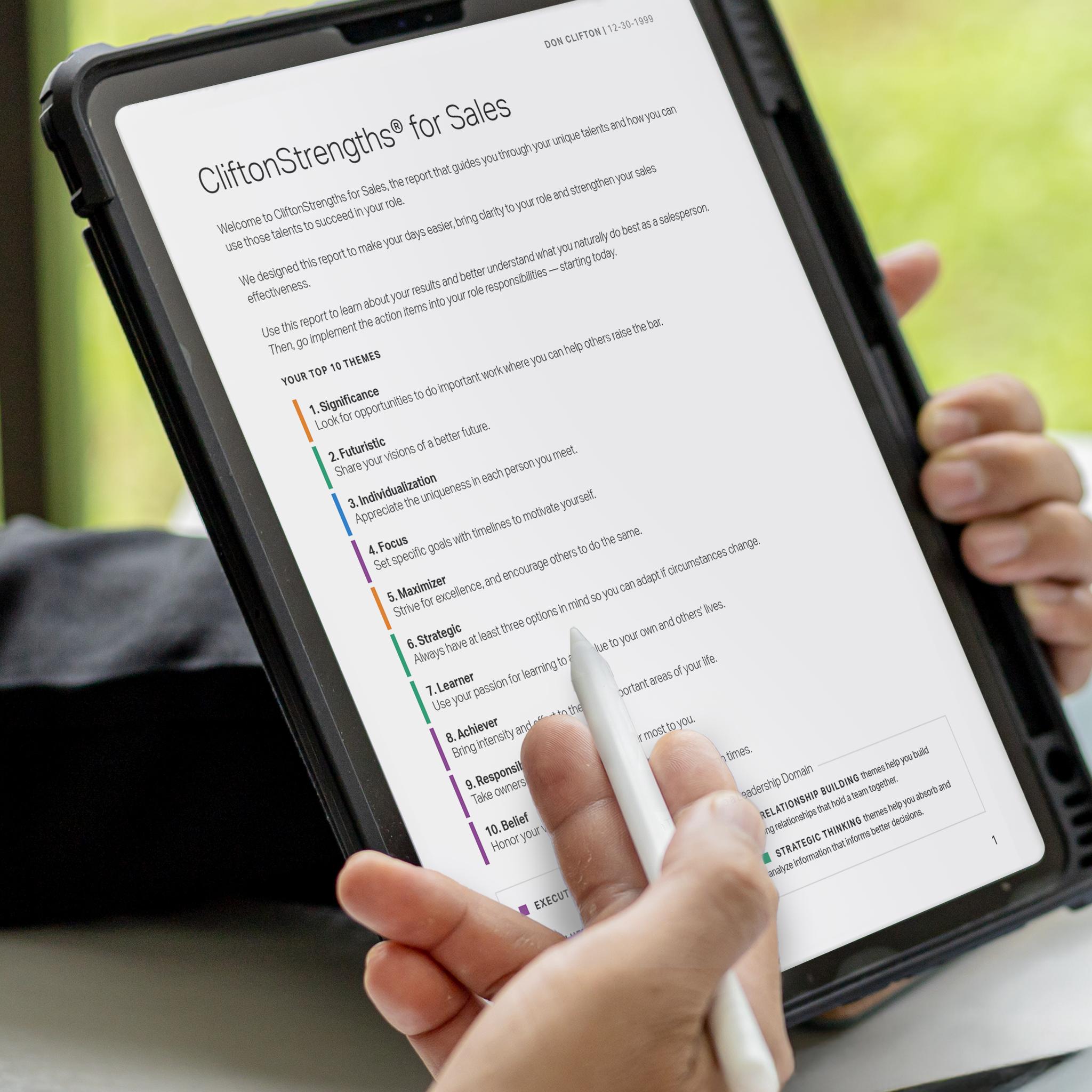 CliftonStrengths for Sales | en-us - Gallup