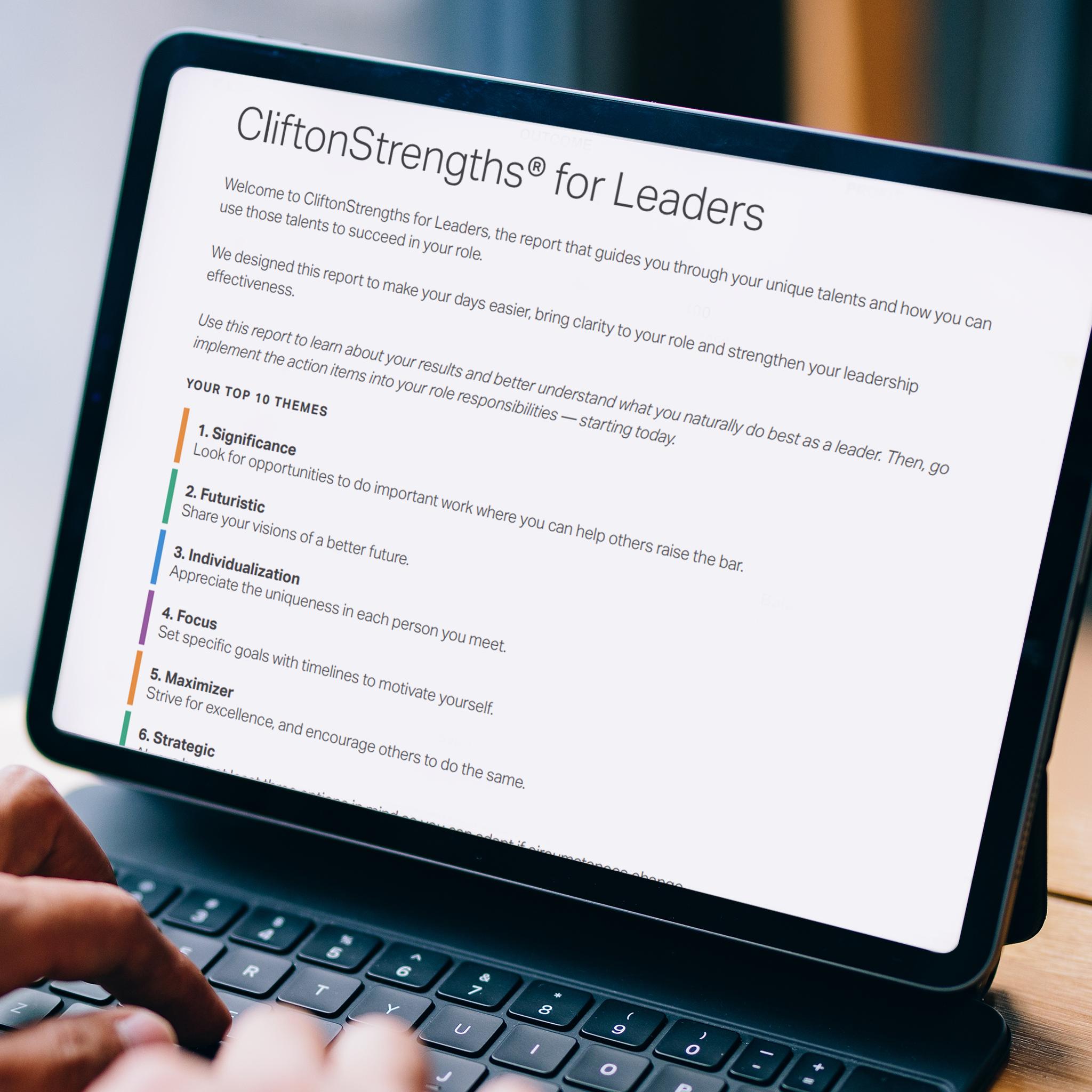 CliftonStrengths for Leaders | en-us - Gallup